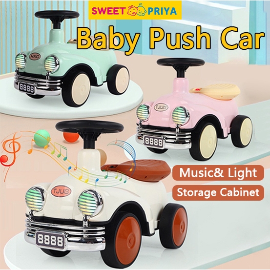 Baby Push Car With Music For Kids Anti-Rollover Ride On Car Kereta ...