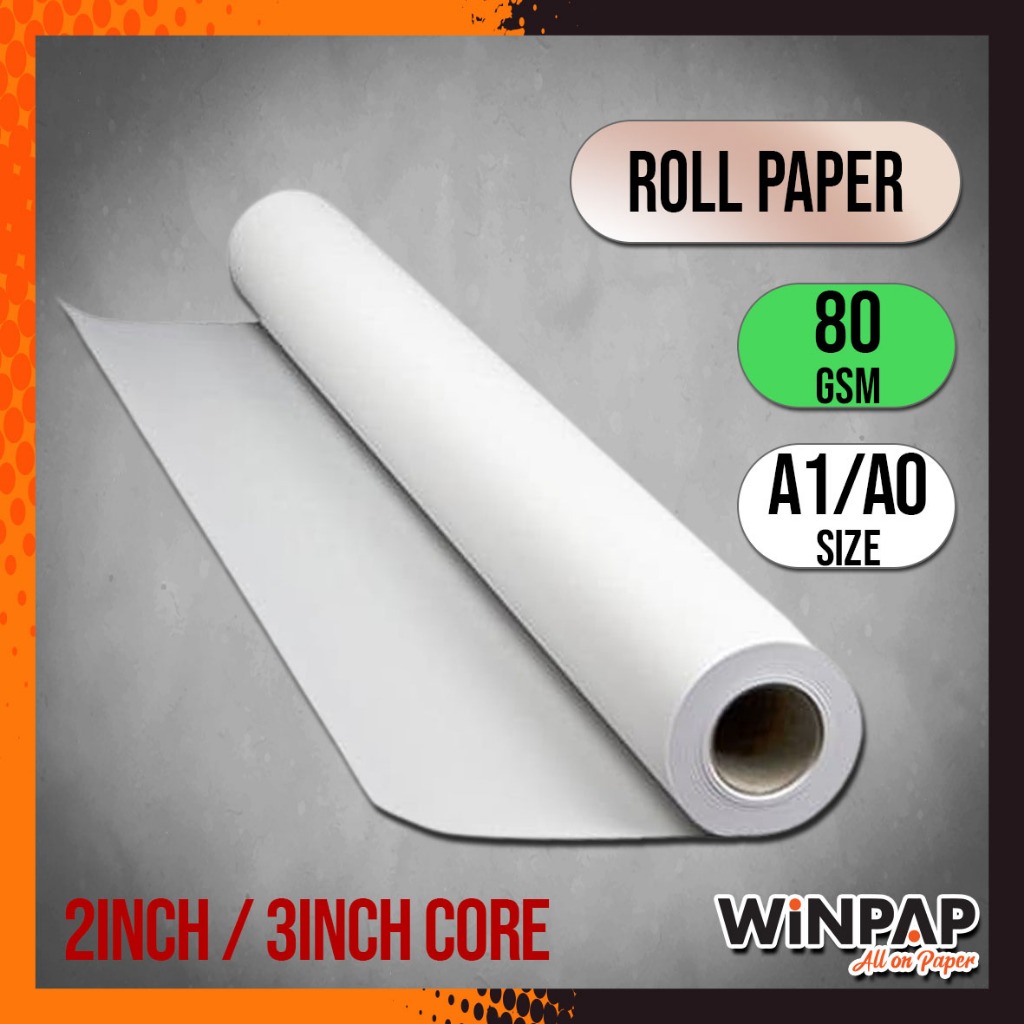 WinPAP Roll Paper (A1, A0 Size) A1 Roll Paper, A0 Roll Paper, Plotter Paper, Plan Paper, Cad ...
