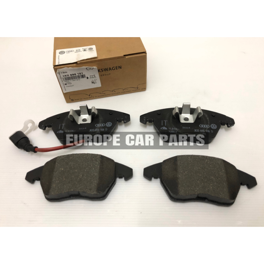 (100% ORIGINAL ) FRONT BRAKE PAD WITH SENSOR VW VOLKSWAGEN PASSAT JETTA ...