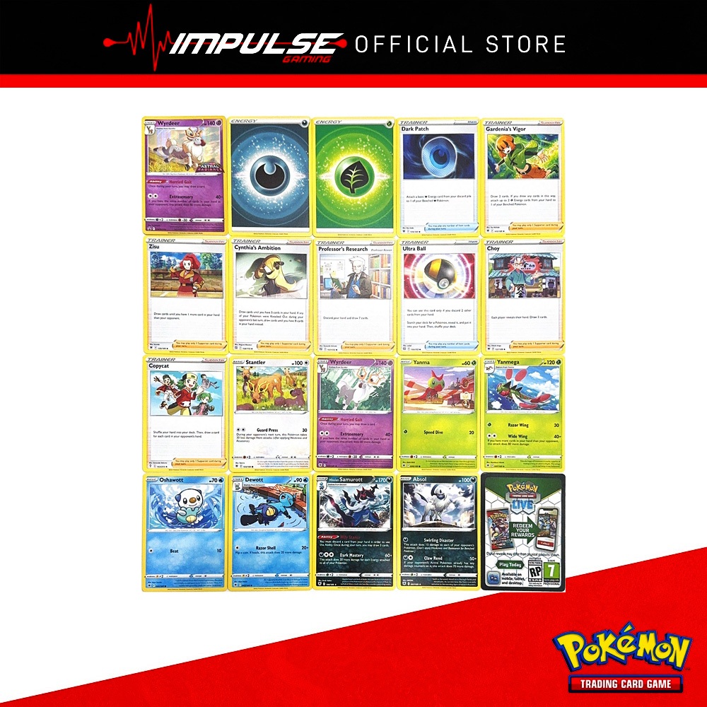 Pokemon Tcg Sword & Shield Wyrdeer SWSH206 Pre-release Promo Astral ...