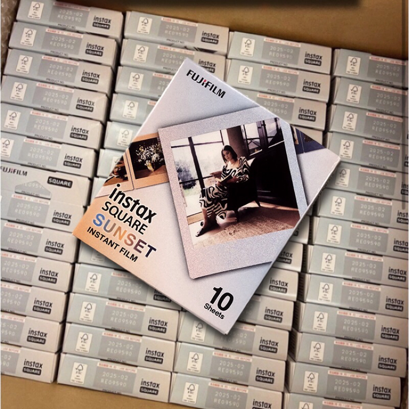 (Low Stock) Instant Sunset Film for Fujifilm Instax Square Cameras SQ1 ...