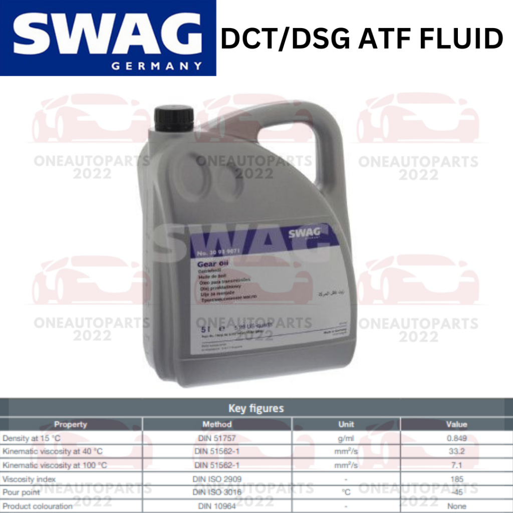 (MADE IN GERMANY) 5 LITER SWAG GERMANY MERCEDES BENZ 7-DCT 7242.0 ATF ...