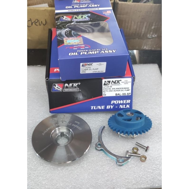 NLK LC135 5 SPEED SPECIAL BALANCER WITH CNC SUPER OIL PUMP | Shopee ...