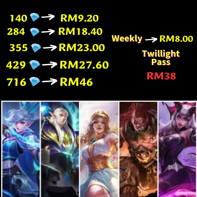 Joki Joki Mobile Legends MLBB Malaysia/Winrate/ML Game/PC | Shopee Malaysia