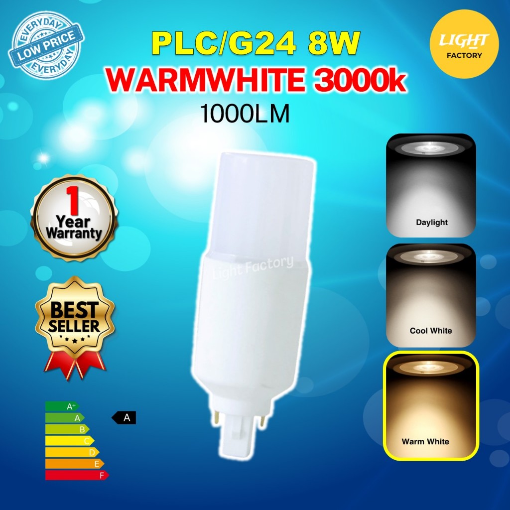 🔥HOT🔥LED Bulb E27 PLC G24 8W 12W 13W 18W Non SIRIM Aluminum Plastic ...