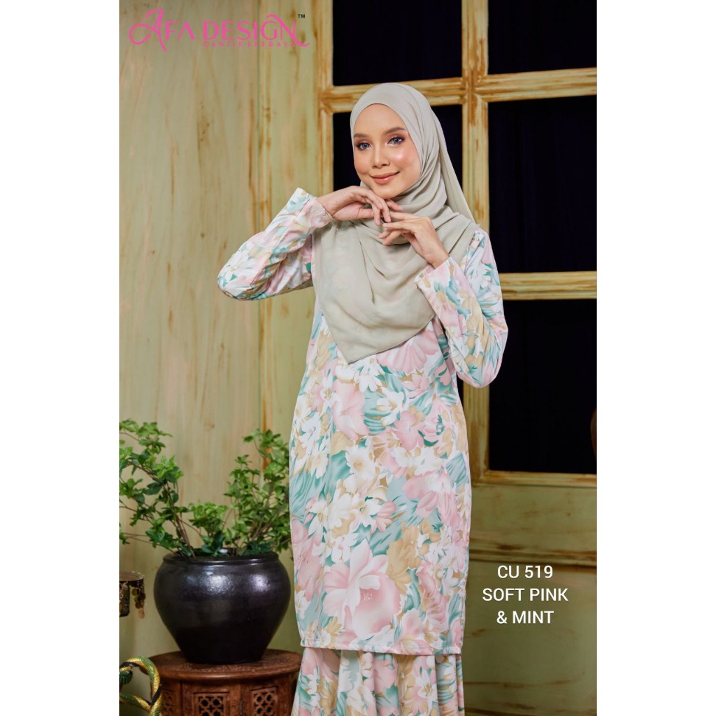 BAJU KURUNG PAYUNG AFA DESIGN KURUNG PAYUNG FLORAL BAJU KURUNG VIRAL ...