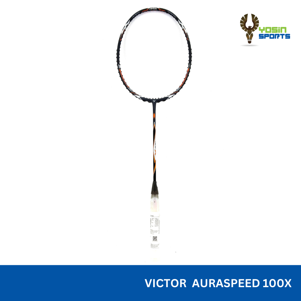 VICTOR AURASPEED 100X Badminton Racket + Free String & Grip | Shopee ...