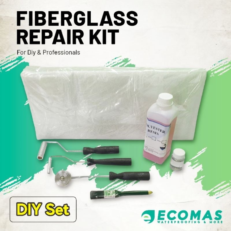 SUPER VALUE PACK ! DIY FIBERGLASS REPAIR KIT SET FOR BOAT & BUMPER ...