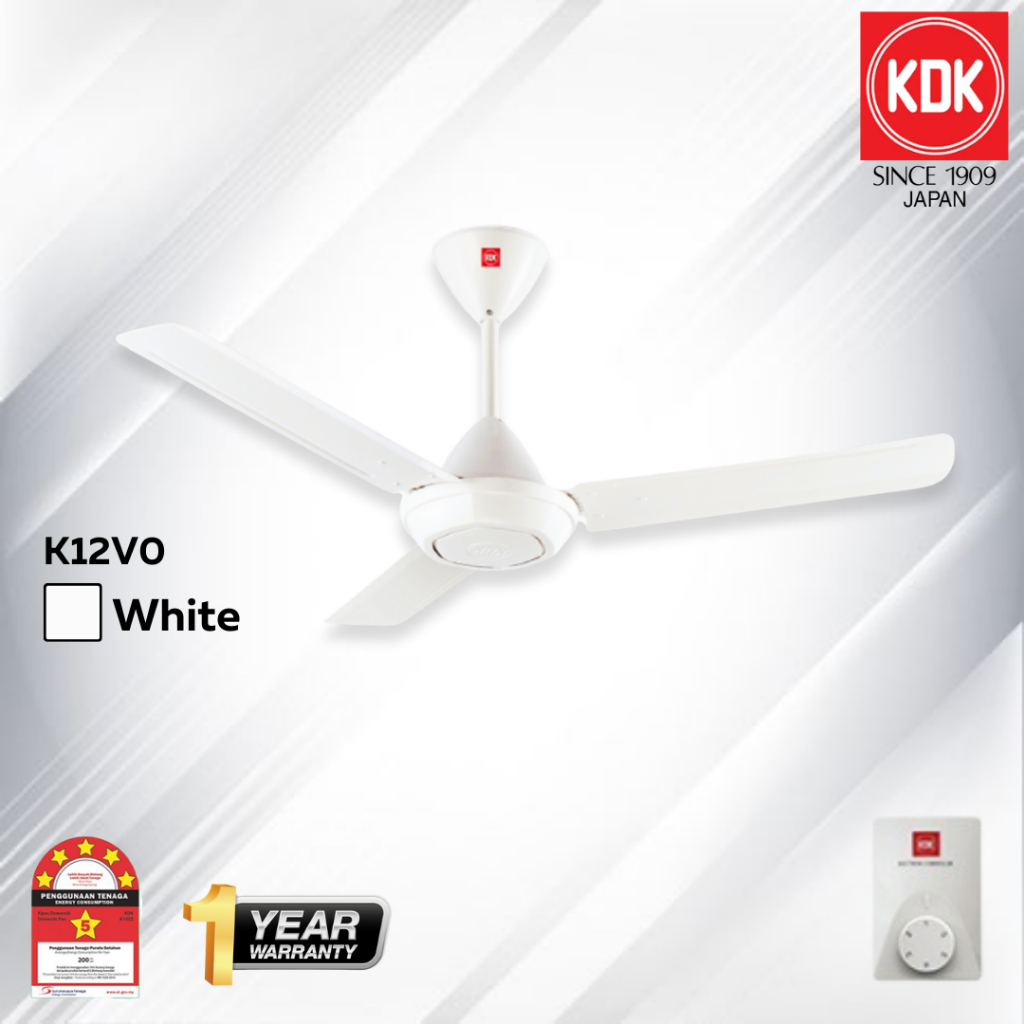 KDK K12V0 / EUROWIND Kipas Siling Kipas syiling Kipas Ceiling Ceiling Fan With Regulator 3 ...