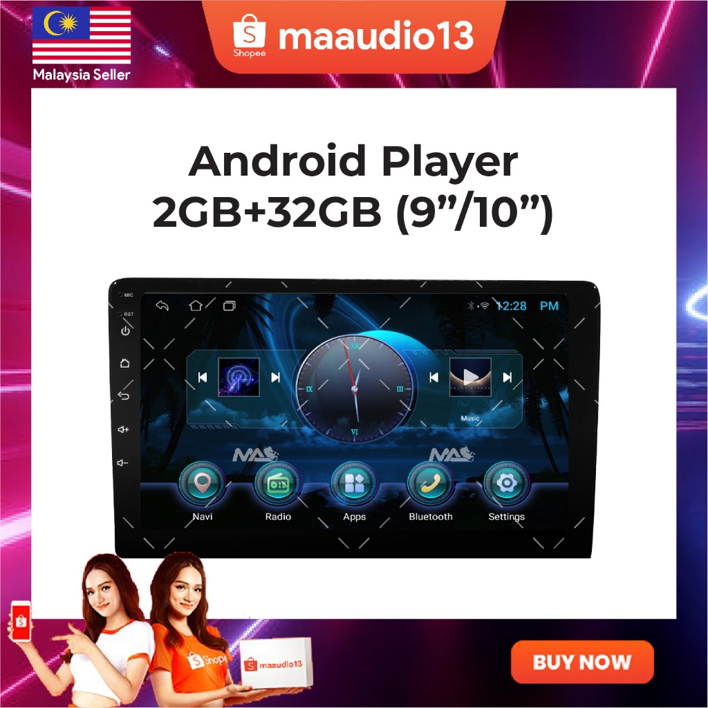 🔥Ready Stock🔥MATRIX/SPARKO Car Android Player 2GB+32GB 9/10” with Touch ...