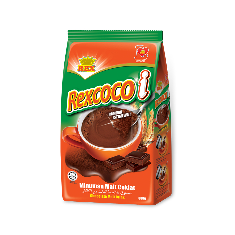 Coklat Rexcoco Chocolate Malt Premix 880g Halal | Shopee Malaysia