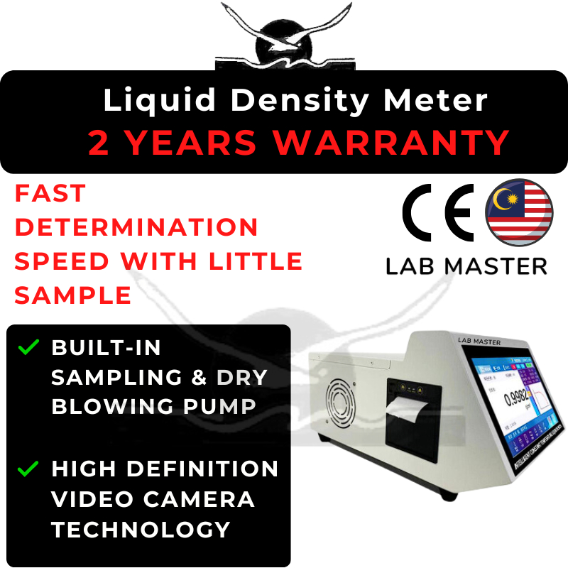 LAB MASTER/MALAYSIA U Shaped Vibrating Tube Thermostatic Liquid Density ...