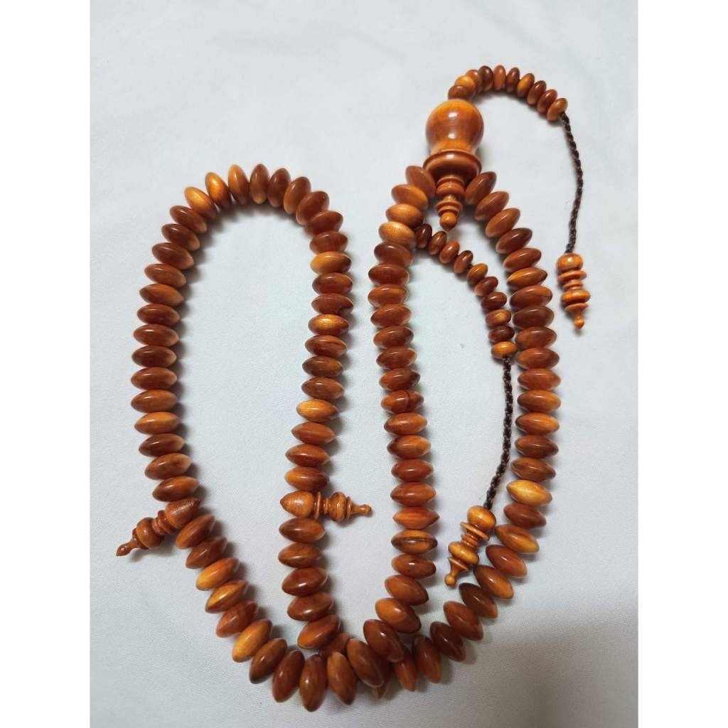 Tasbih raja kayu damar minyak saiz 12mm+- bentuk leper original ...