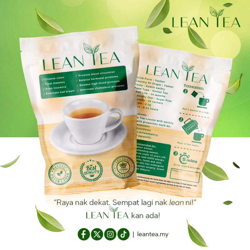 Lean Tea | Natural Cleanse Tea | Natural Detox Tea | Natural Herbal Tea ...