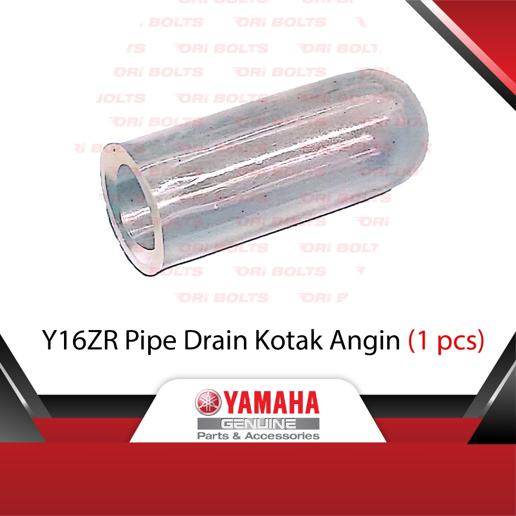5WP-E443E-00 Yamaha Original Y16ZR Y16 V1 V2 Pipe Drain Buang Minyak Hitam kat Kotak Angin Air ...