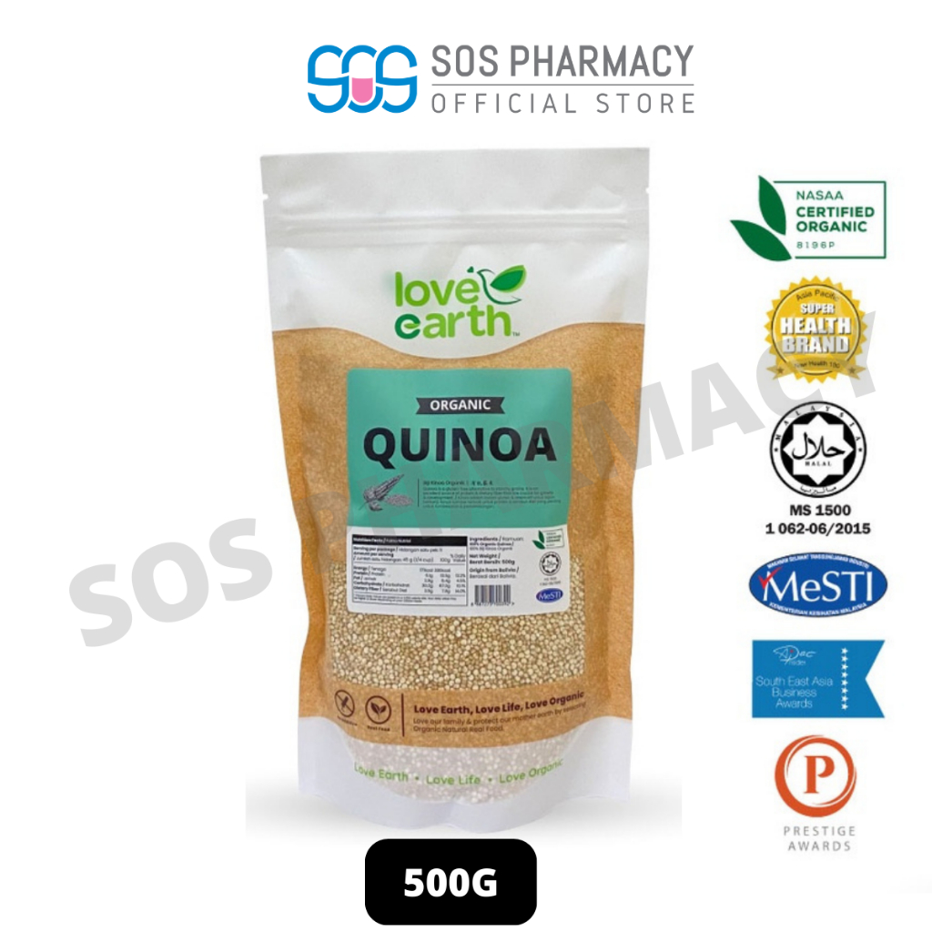 Love Earth Organic Quinoa (500g) | Shopee Malaysia