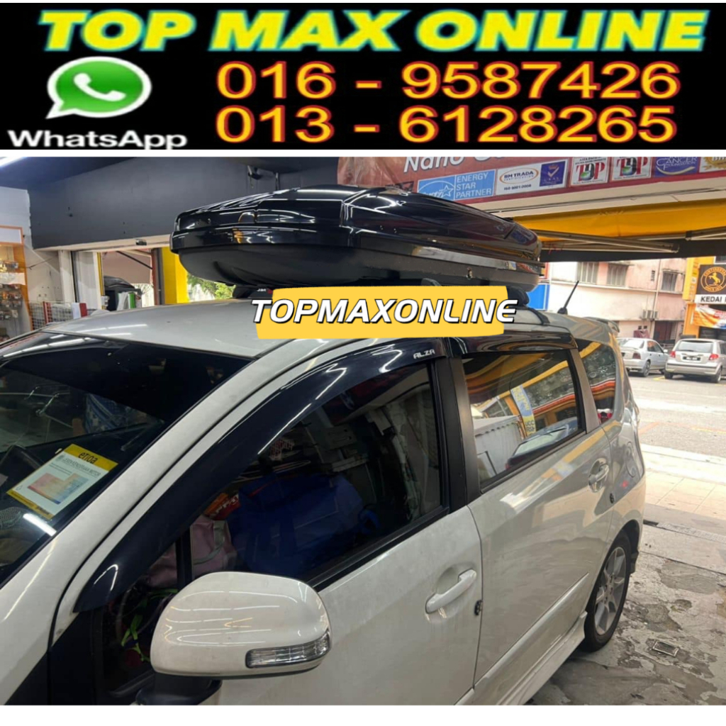 ALZA *KANAKA* ROOF BOX PREMIUM SERIES WITH ROOF RACK 2 SIDE OPEN ...