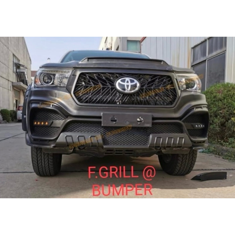 Toyota Hilux Revo Rocco Front Bumper WOLD Grill Fenfer Arch Fog Lamp ...
