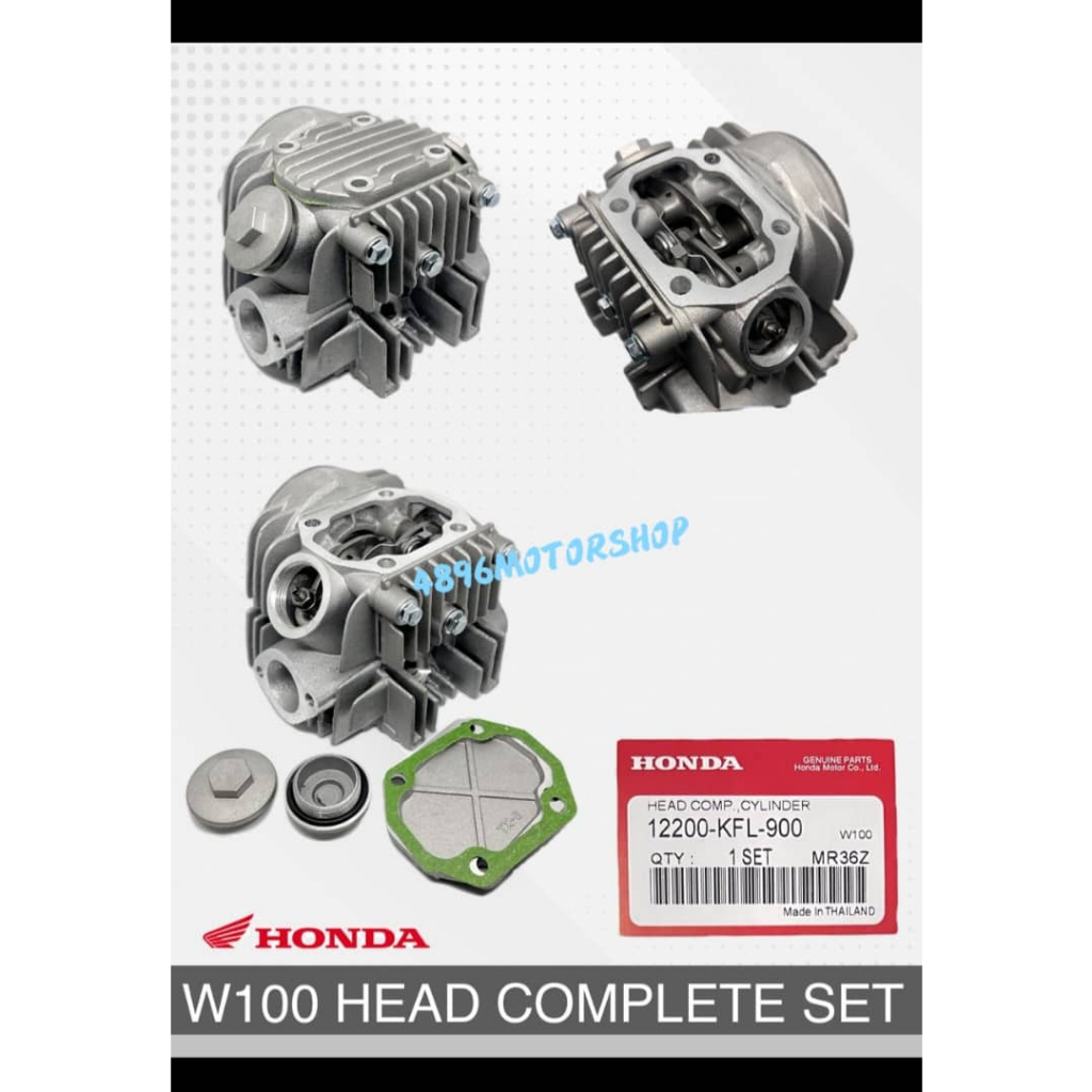 HONDA EX5 DREAM WAVE100 WAVE 100 CLASS 1 MR1 HEAD CYLINDER COMPLETE SET COMP ORI THAI EX5-CLASS ...