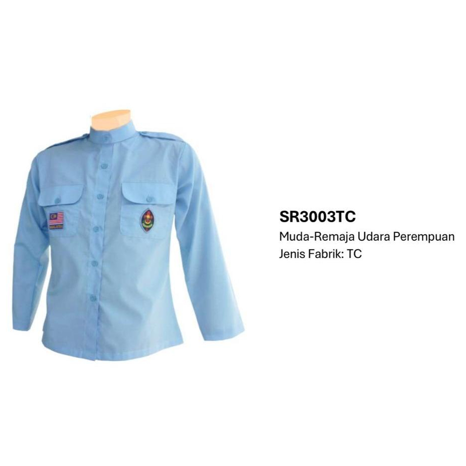 SR3003 Air Scout Uniform Female [Baju Seragam Pengakap Udara Muda-Remaja Perempuan] | Shopee ...