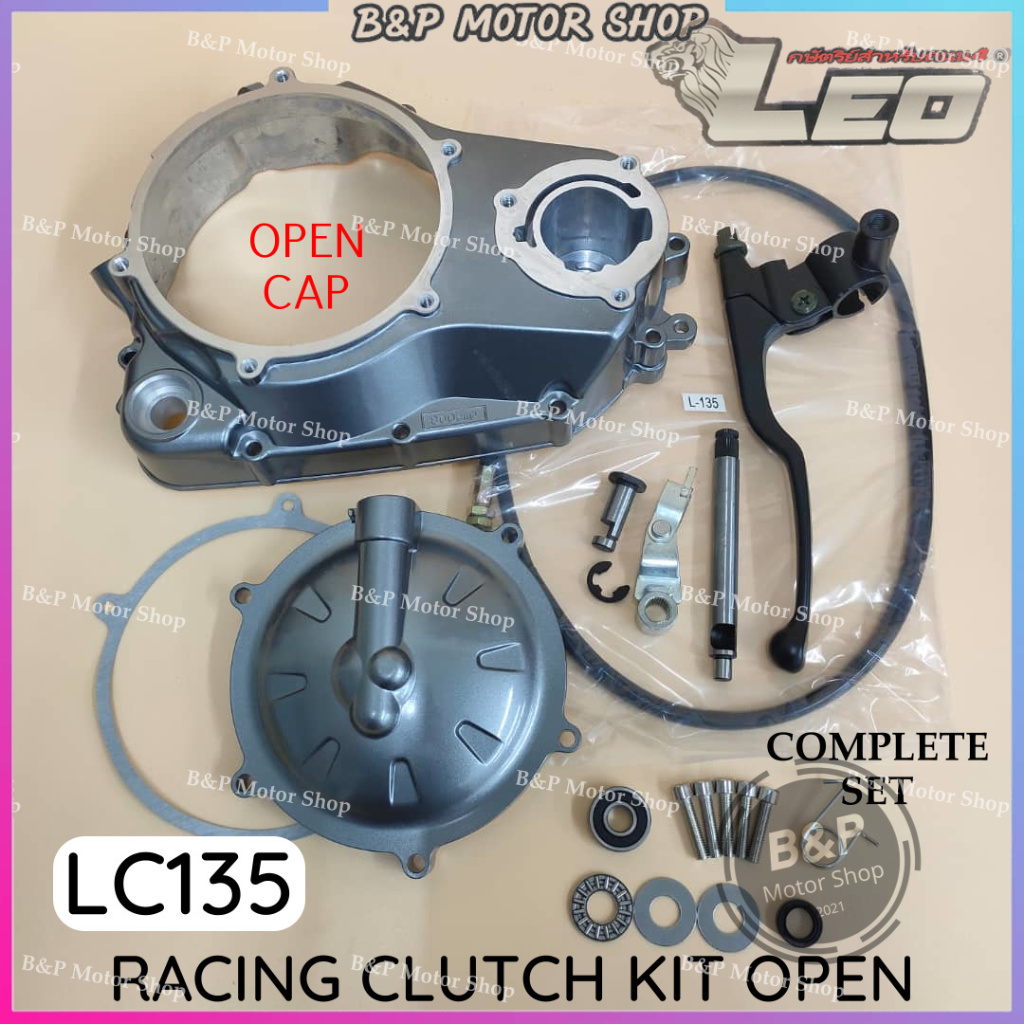 (HOT) LEO THAILAND LC135 LC4S Racing Modify Hand Clutch Open Cap Convert Clutch Cover Set (Hand ...