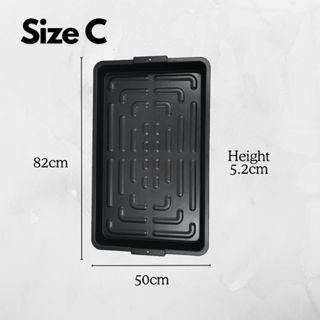 Multi Use Car Boot Tray Plastic Multipurpose Black Tray | Stall Tray ...