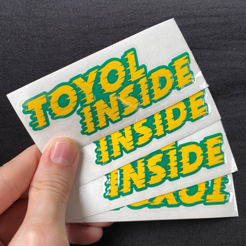 STICKER TOYOL INSIDE | STICKER MOTOR | STICKER KERETA | Shopee Malaysia