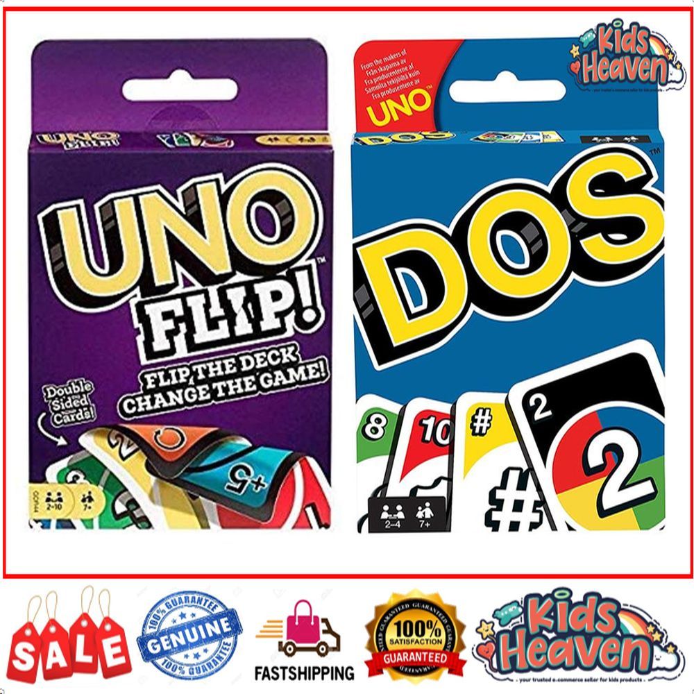 Uno Card Game [100.0% Original] - Flip , Dos , Classic , BTS , Disney ...