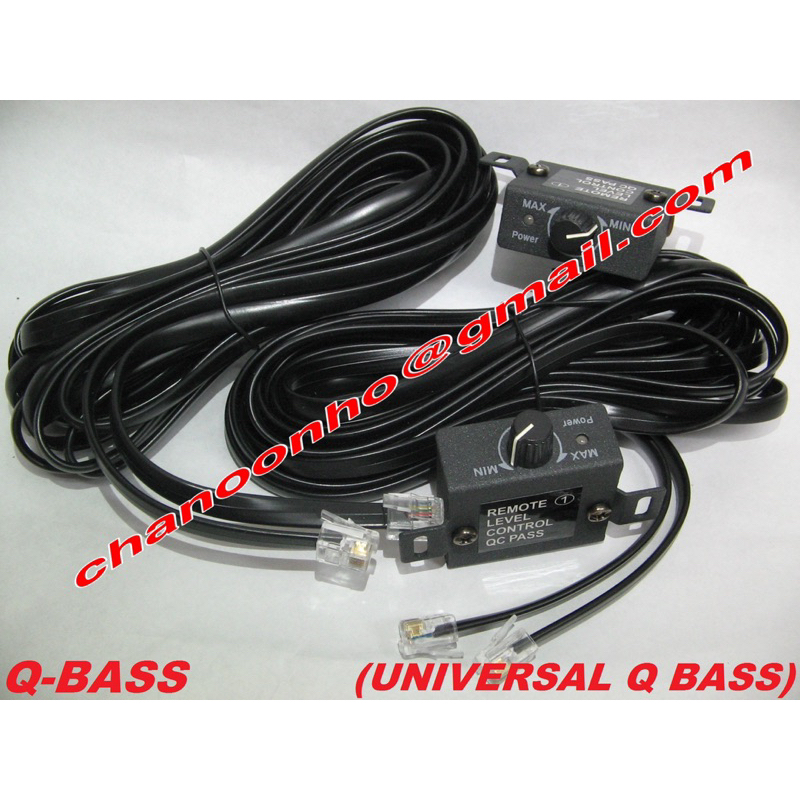 UNIVERSAL 6 PIN Q BASS CONTROLLER FOR ACTIVER SUBWOOFER | MONO BLOCK ...