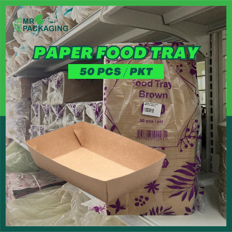 Disposable Paper Food Tray, Cake/Fries/Snack/Fast Food/Goodies ...