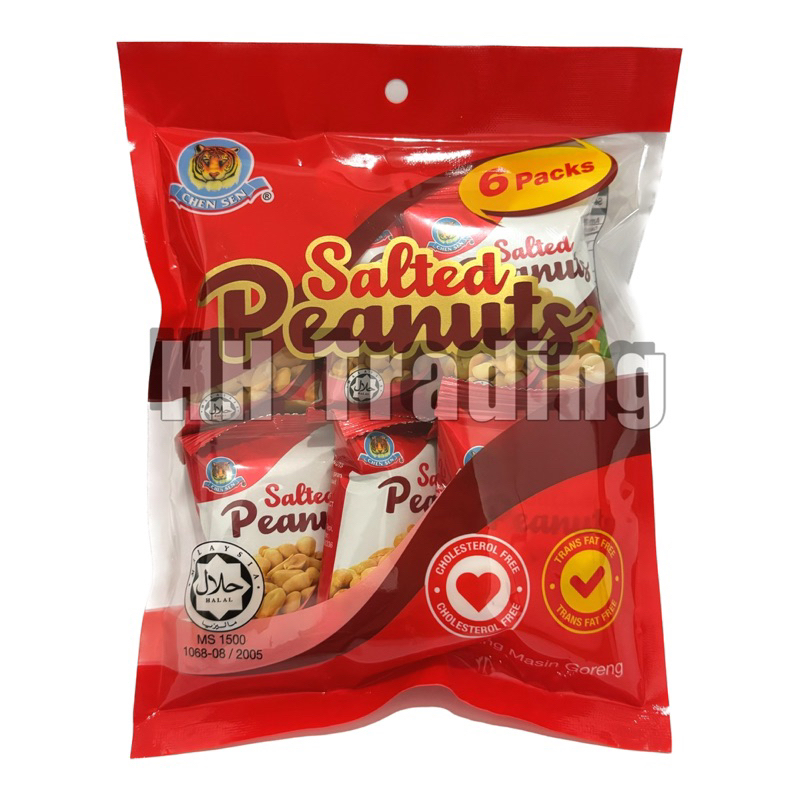 12g x 6’s CHEN SEN TIGER BRAND SALTED PEANUTS / KACANG GORENG MASIN ...