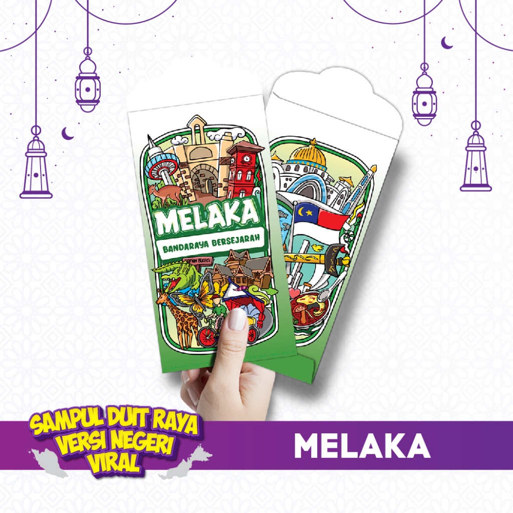 Sampul Duit Raya 2024 1 PACK (10PCS) 15 Design EXCLUSIVE Kartun Negeri ...