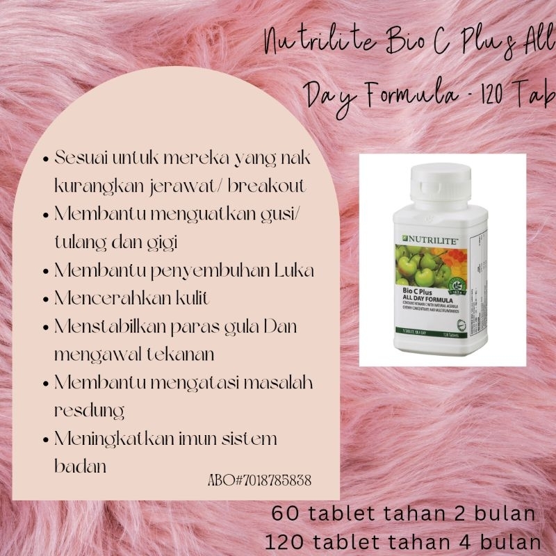 Nutrilite Bio C Plus All Day Formula - 60 Tab | Shopee Malaysia