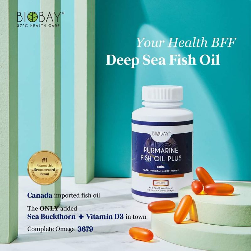 BIOBAY Purmarine Fish Oil Plus 60S & 120S [Canada] | Shopee Malaysia
