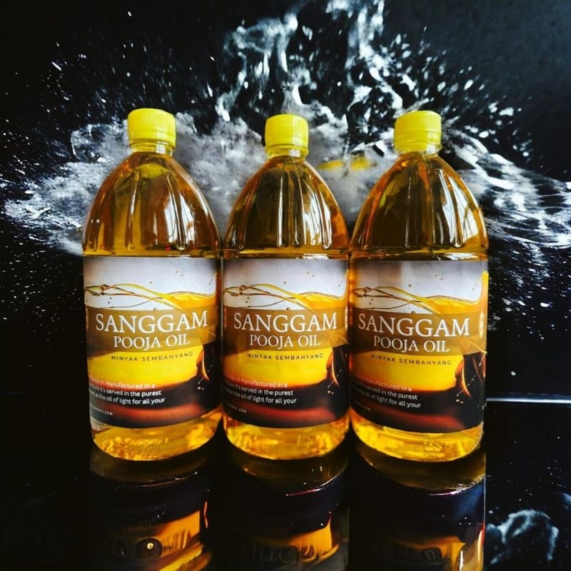 Sanggam Pooja Oil (1 Litre) Minyak Sembahyang Prayers Oil | Shopee Malaysia