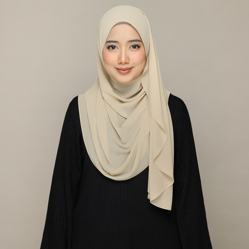 Rosevelt Naela Georgette Chiffon Shawl (2 Meter) | Shopee Malaysia