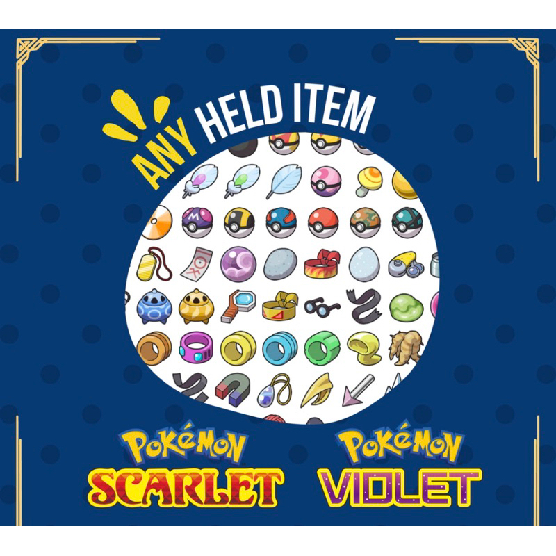Pokemon Scarlet & Violet Held Items (New Year Special) | Shopee Malaysia
