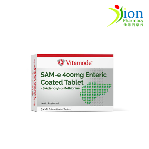 VITAMODE SAM-E 400MG ENTERIC COATED TABLETS (3*10 ENTERIC-COATED ...