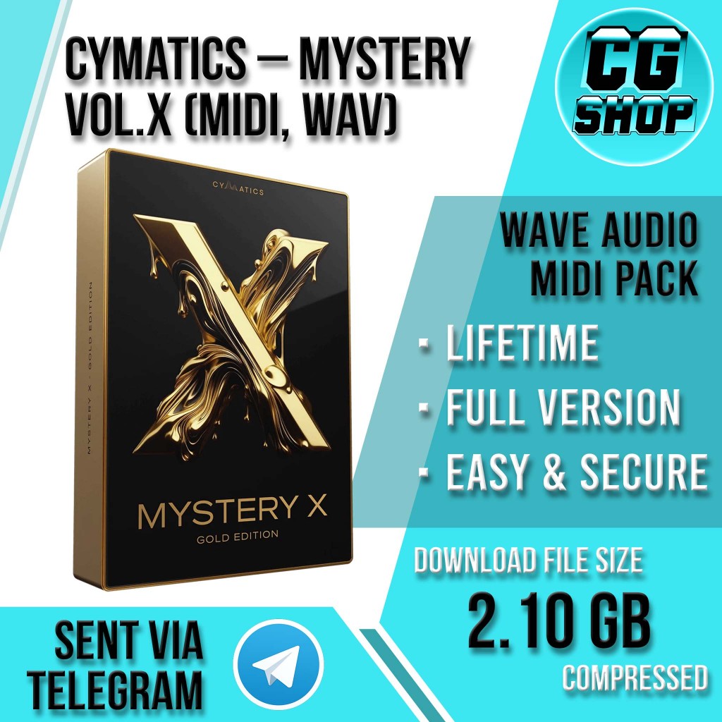 E011 Cymatics – Mystery Vol.X (MIDI, WAV) VST Sound Sample Midi Pack ...