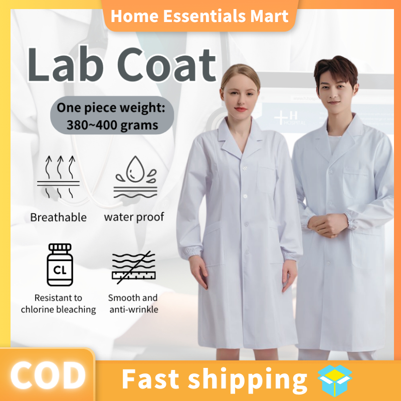 White Lab Coat Attire Lab Doctor/Students Laboratory Coat Doctor ...