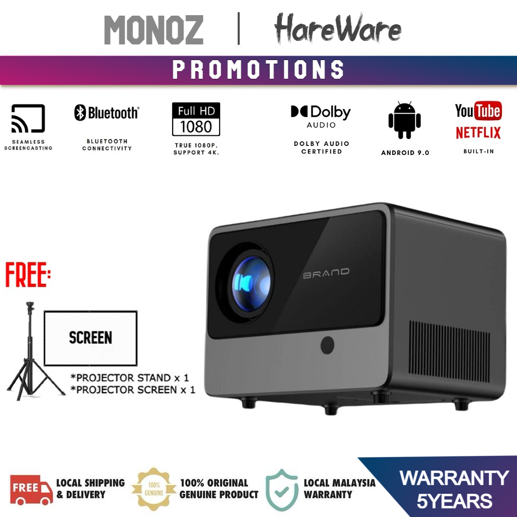Discount Promotion MONOZ Projector K11 Wifi Beamer Home Theater 4k ...