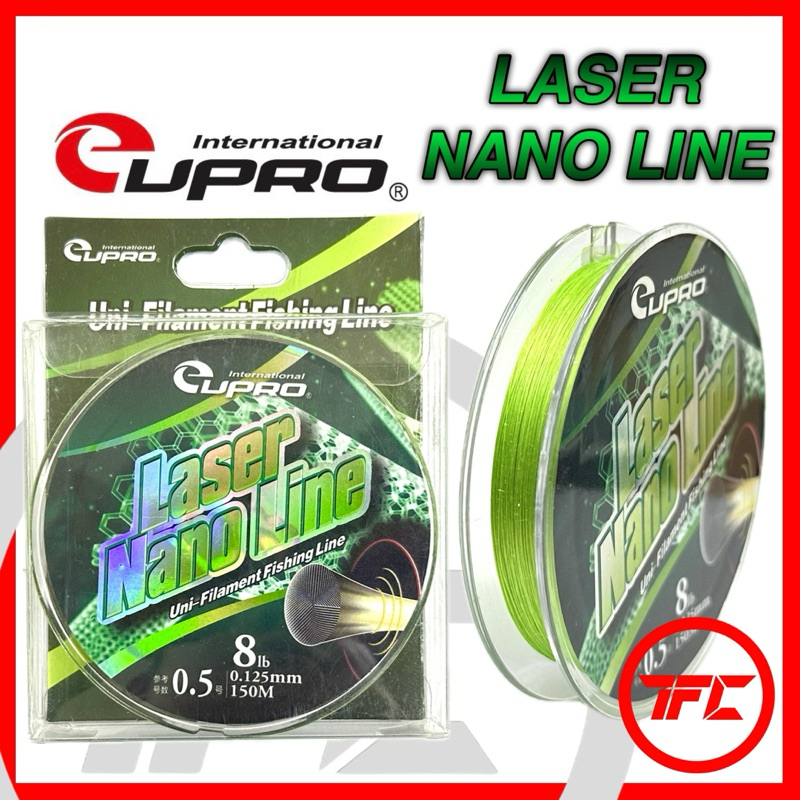 EUPRO Laser Nano Line Tali Pancing Ultralight UL Uni-Filament Fishing ...