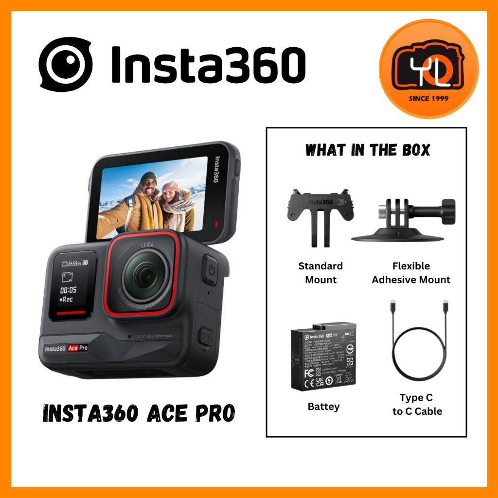 Insta360 Ace Pro - 8K Action Camera Co-Engineered with Leica 1/1.3 ...