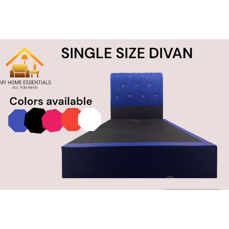 Katil Divan single Tilam | single bed frame | Bed base katil single bed ...