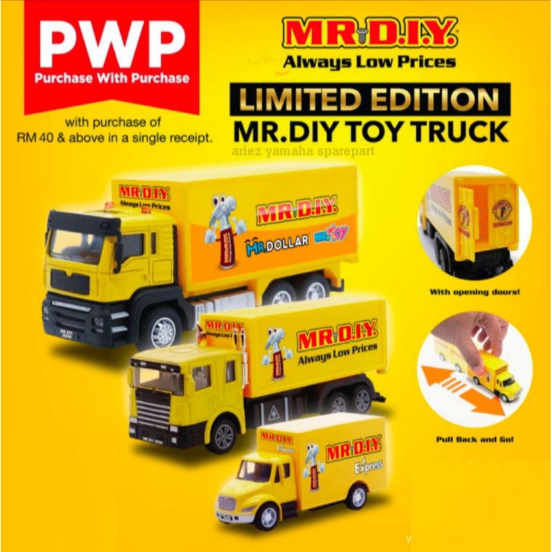 TRUCK LORRY / LORI MR.DIY DIECAST ( LIMITED EDITION )🔥 | Shopee Malaysia