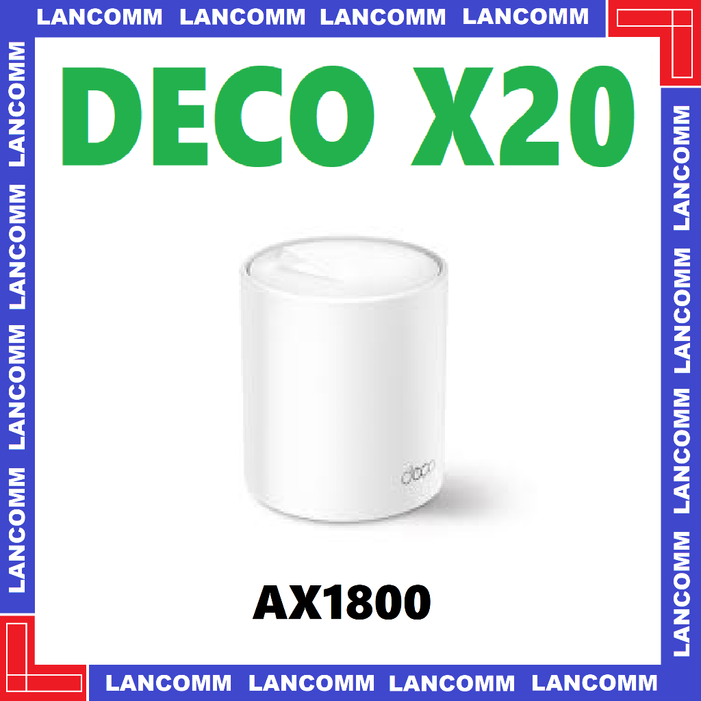 TP DECO X20 AX1800 Whole Home Mesh Wi-Fi 6 System | Shopee Malaysia