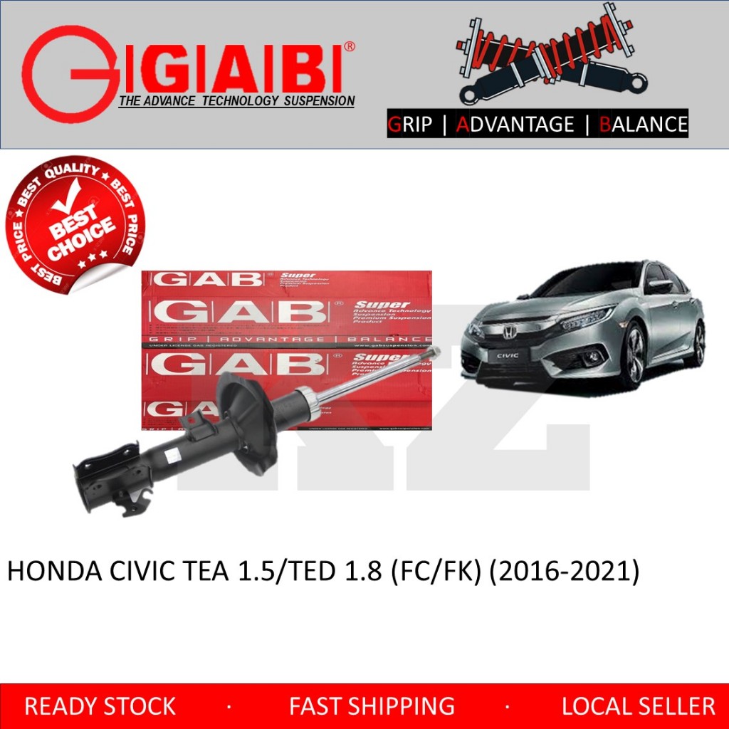 ORIGINAL GAB SUPER FRONT ABSORBER / REAR ABSORBER - HONDA CIVIC TEA 1.5 ...