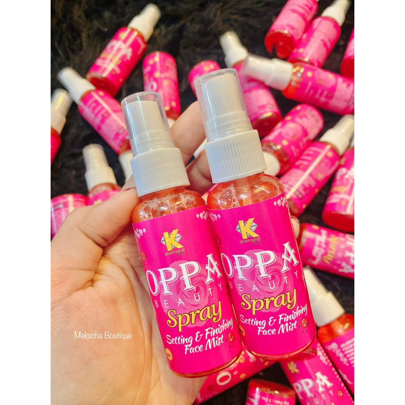 OPPA FACE SPRAY / LOCK MAKE UP GLOWING | Shopee Malaysia