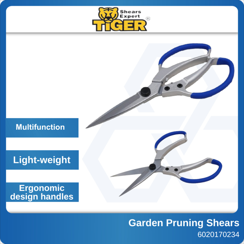 TIGER 10MM Multi-Function Garden Shear Garden Cutter Garden Scissor ...