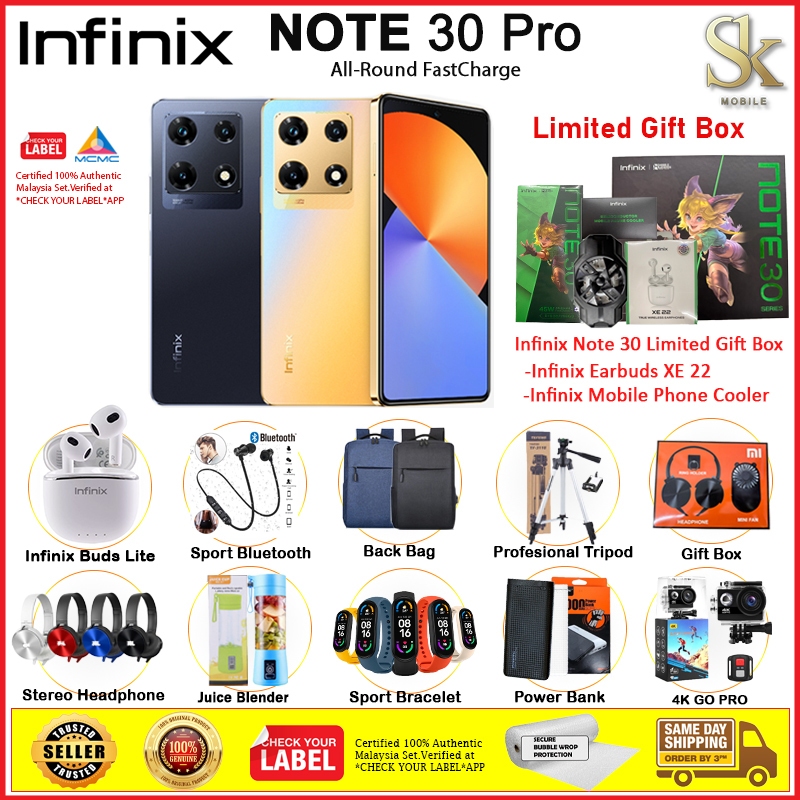 Infinix Note 30 Pro 4G Smartphone | 8+8 GB RAM + 256GB ROM | 1 Year Warranty By Infinix Malaysia ...